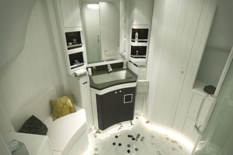 Private Jet Bathroom | 10 Amazing Luxury Jet Ultimate Guide