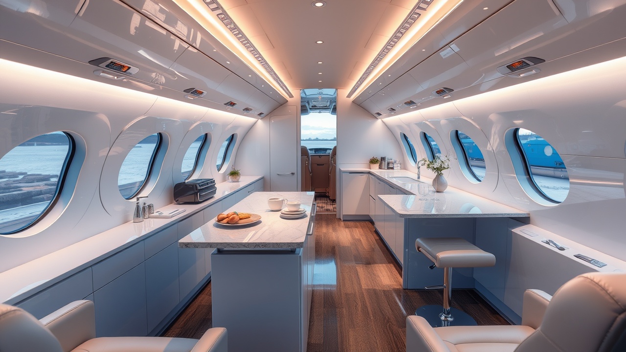 Private Jet Kitchen | From Caviar to Champagne